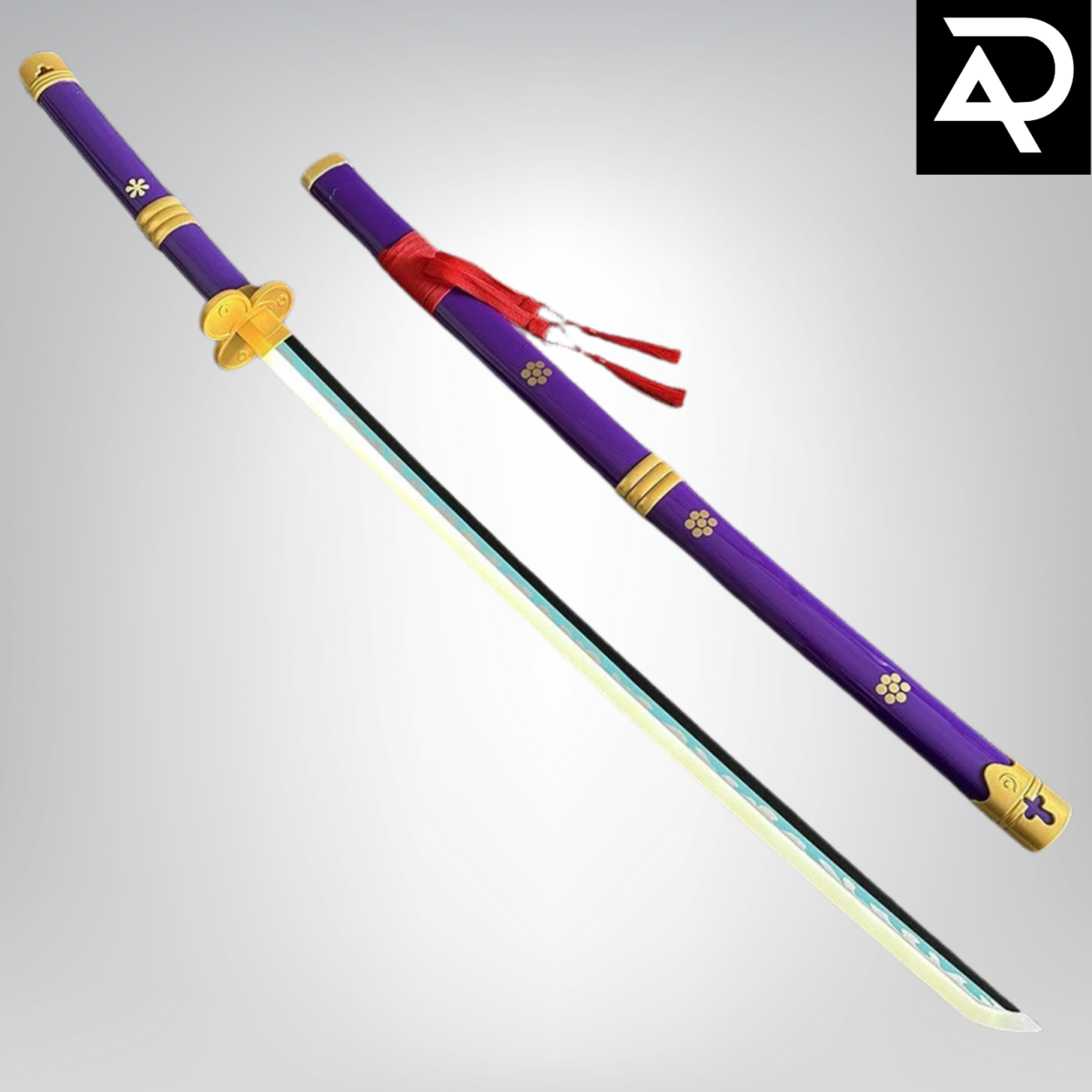 Zoro Purple Enma Wooden LED Katana (104cm) – Artario